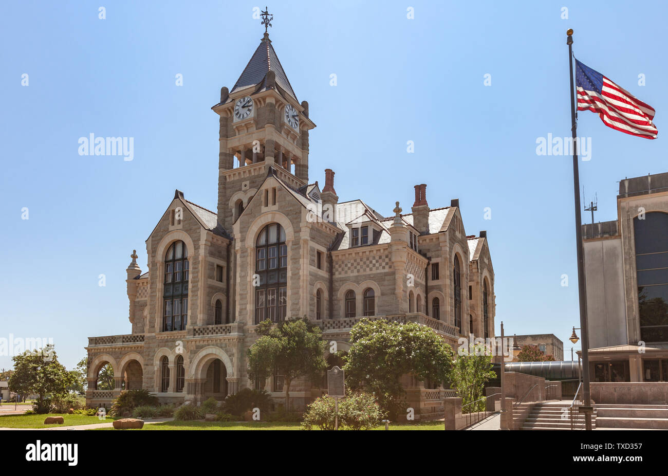 VICTORIA, TEXAS - JUNE 9, 2019 - Historic Victoria County Courthouse ...