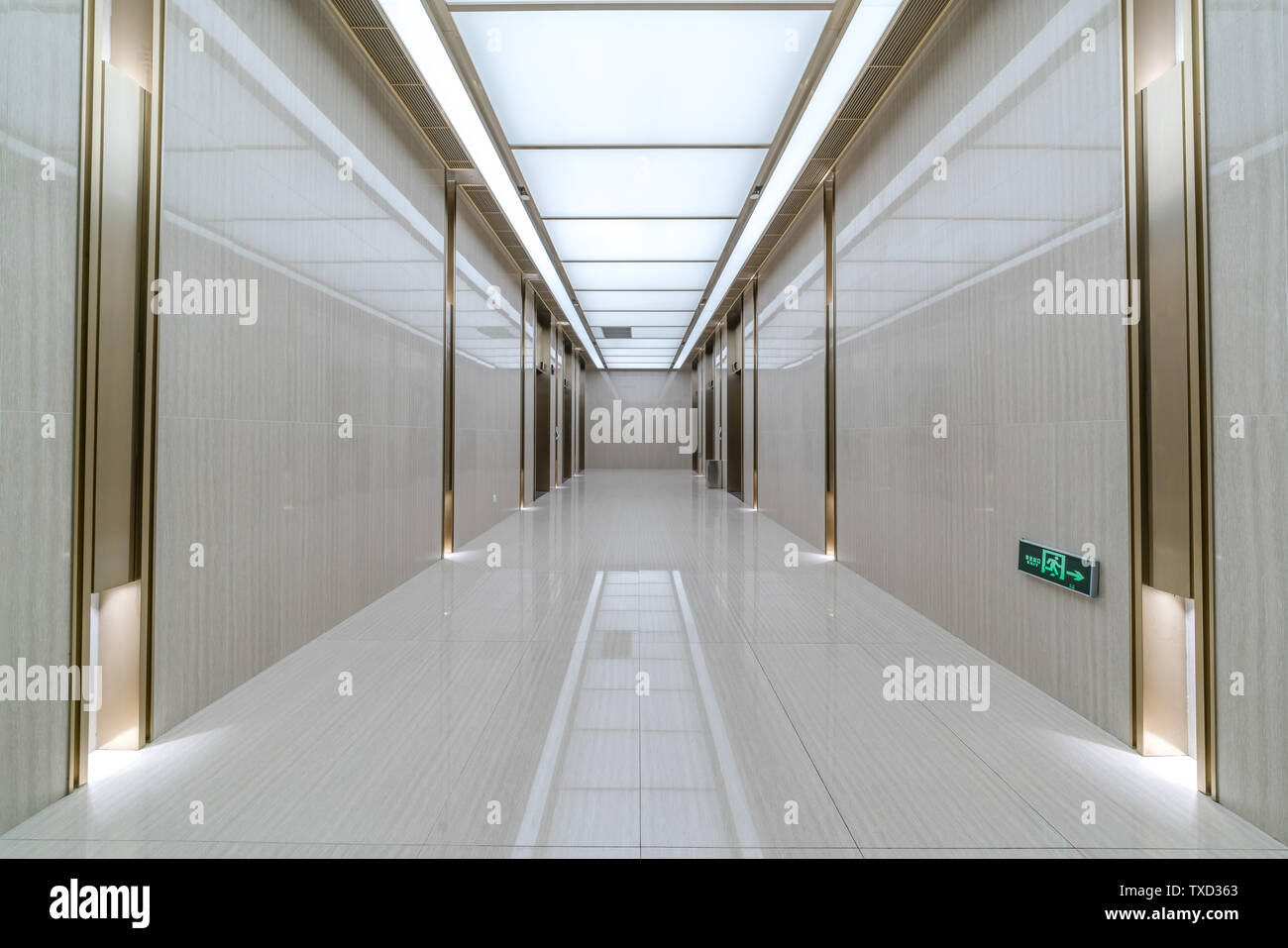 Lobby elevator hall Stock Photo - Alamy
