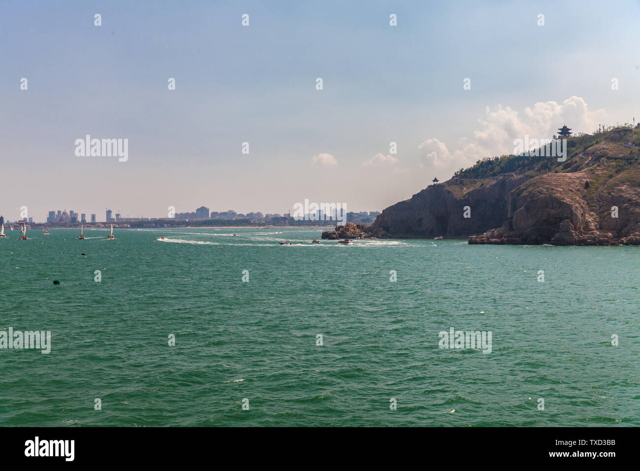 Bohai Sea Scenery of Penglai Changshan Islands, Yantai, Shandong ...