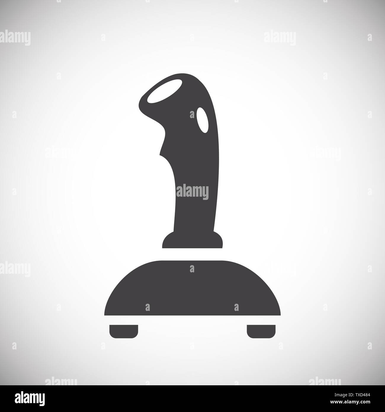 Joystick icon on background for graphic and web design. Simple ...