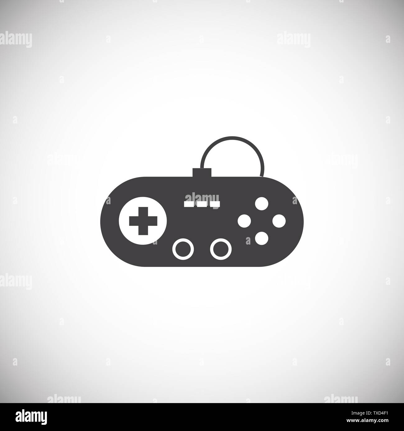 Joystick icon on background for graphic and web design. Simple ...