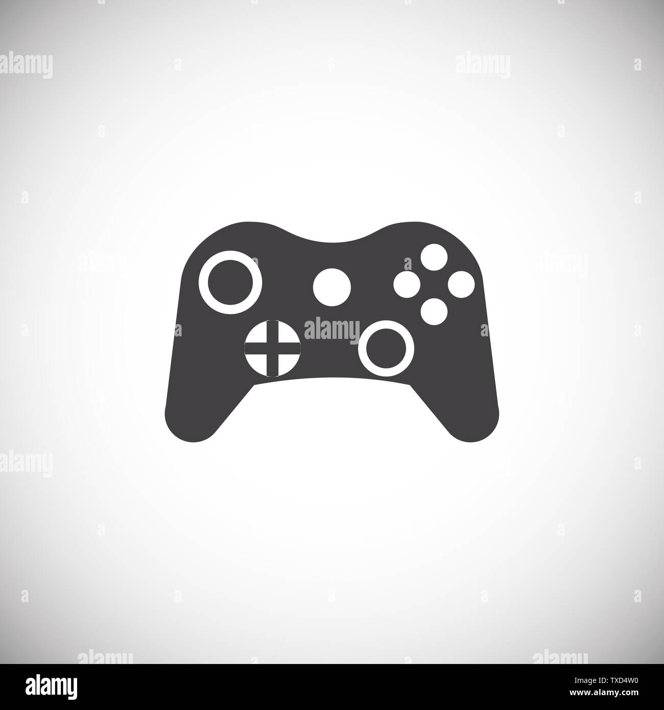 Joystick icon on background for graphic and web design. Simple ...