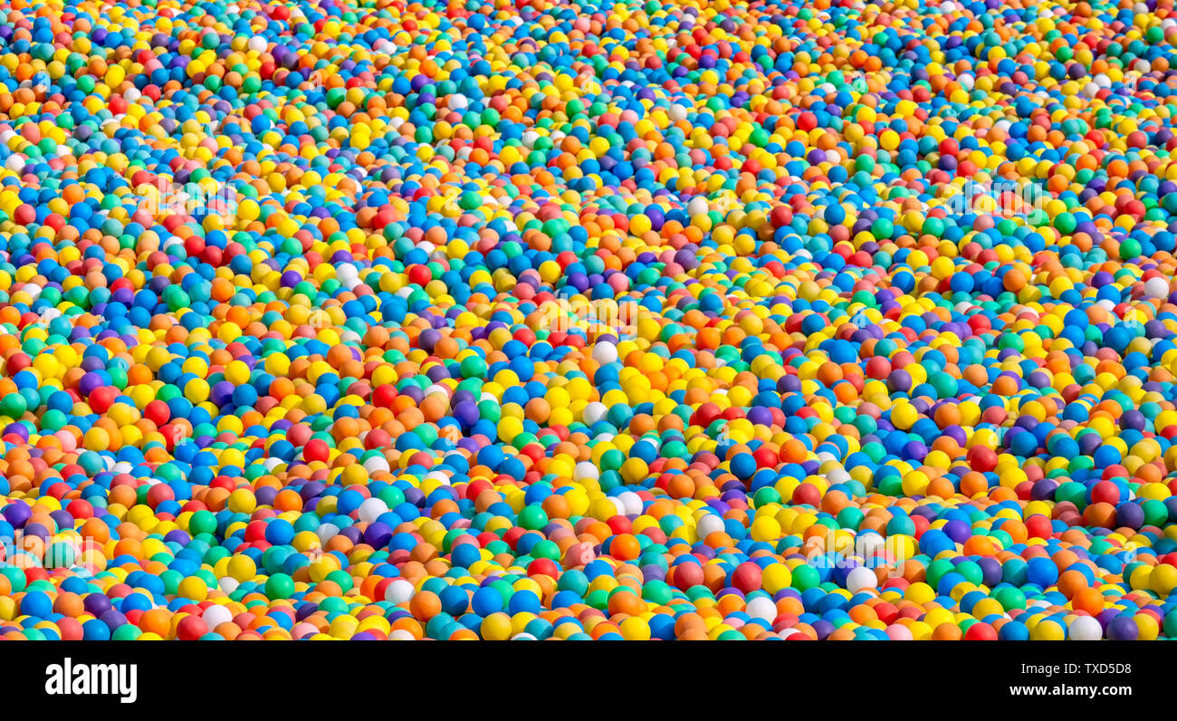 Ocean Ball at Children's Park Stock Photo - Alamy
