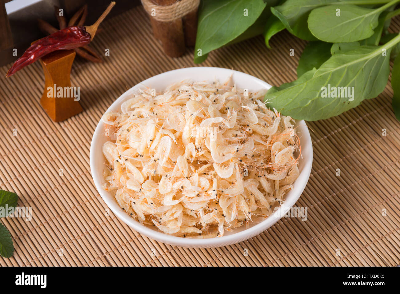 Shrimp skin is a kind of ingredient, mainly made from hairy shrimp ...