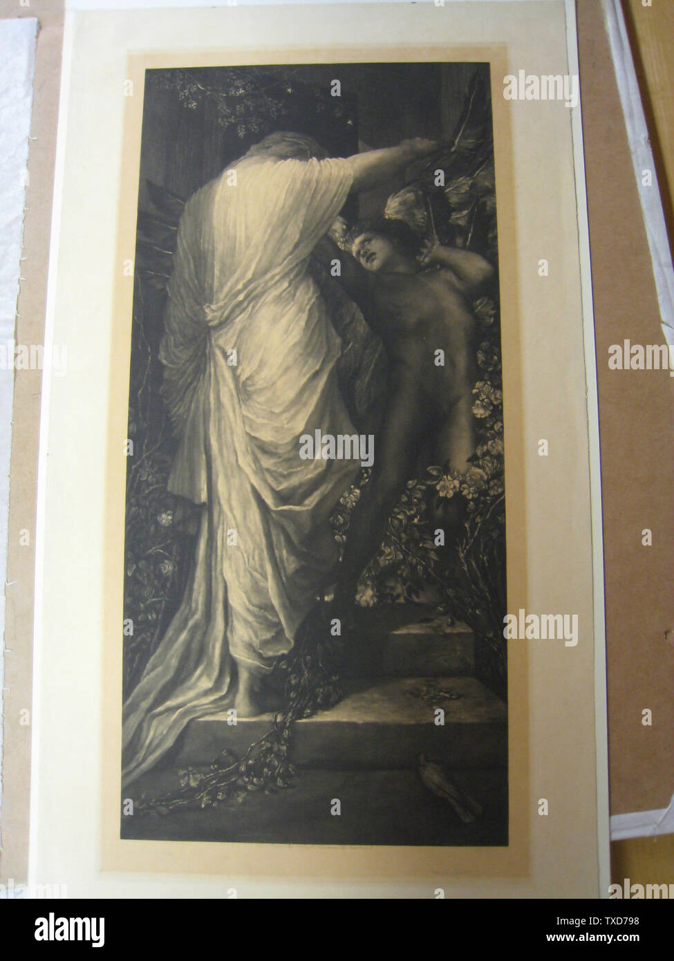 The angel of death engraving hi-res stock photography and images - Alamy