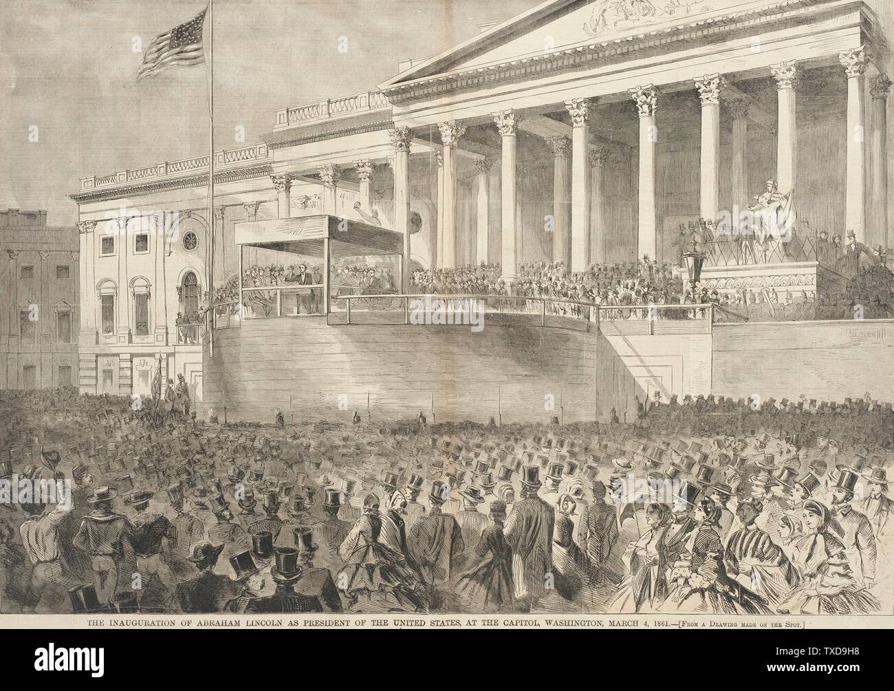 Abraham Lincoln Inauguration High Resolution Stock Photography and ...