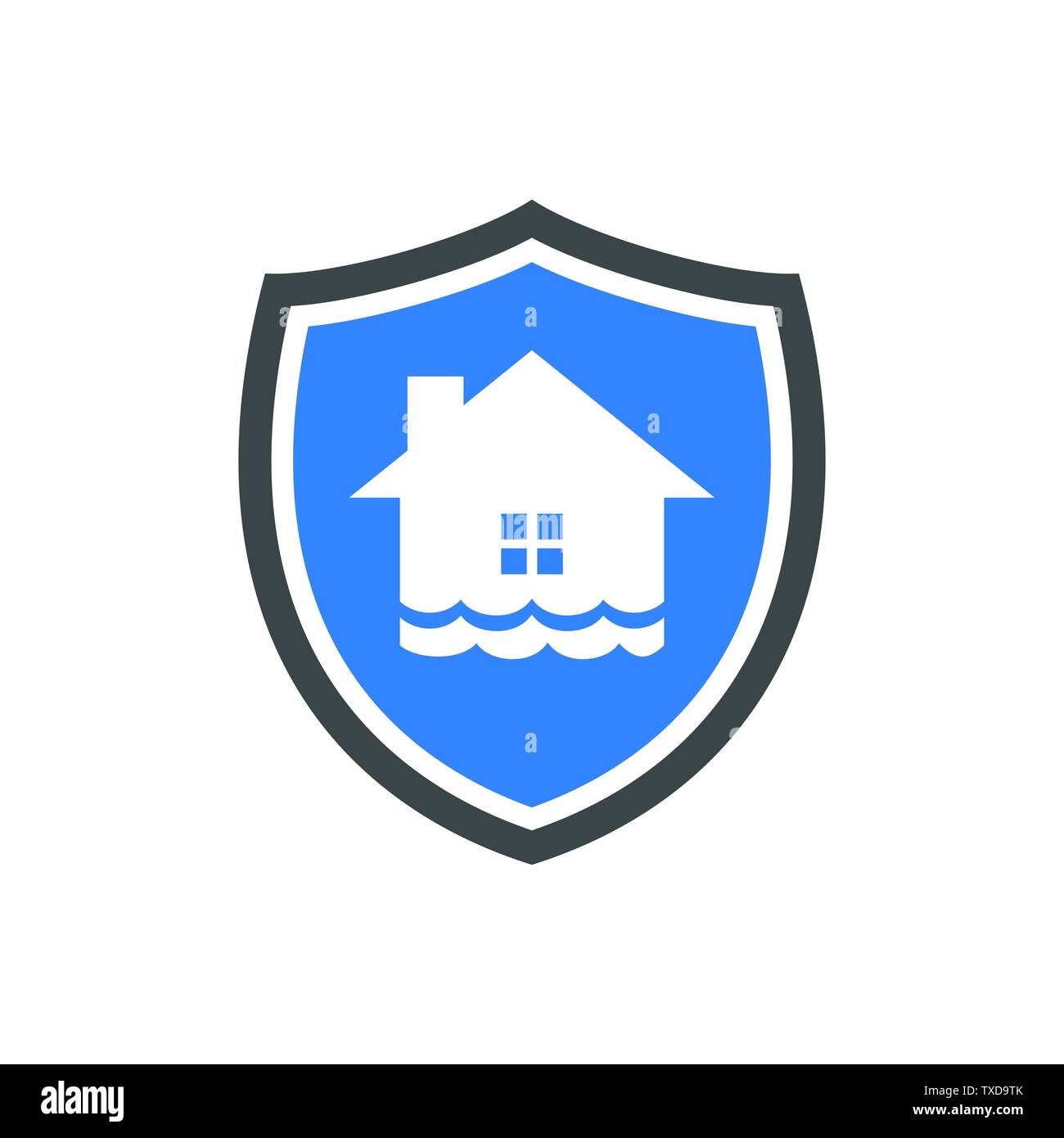 Homeguard Flood Protection Vector Symbol Graphic Logo Design Template ...