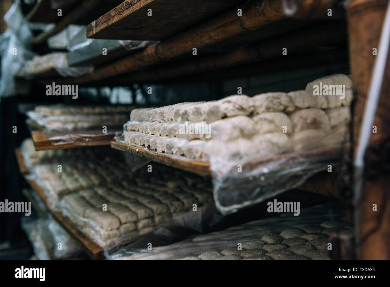 Tofu making process Stock Photo - Alamy