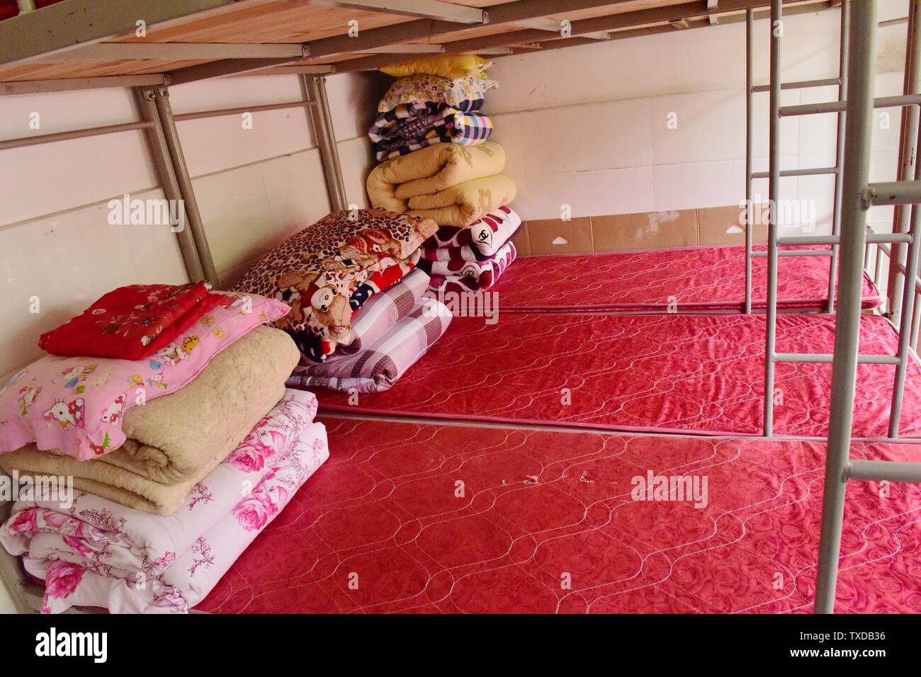 Rural primary school dormitory Stock Photo - Alamy