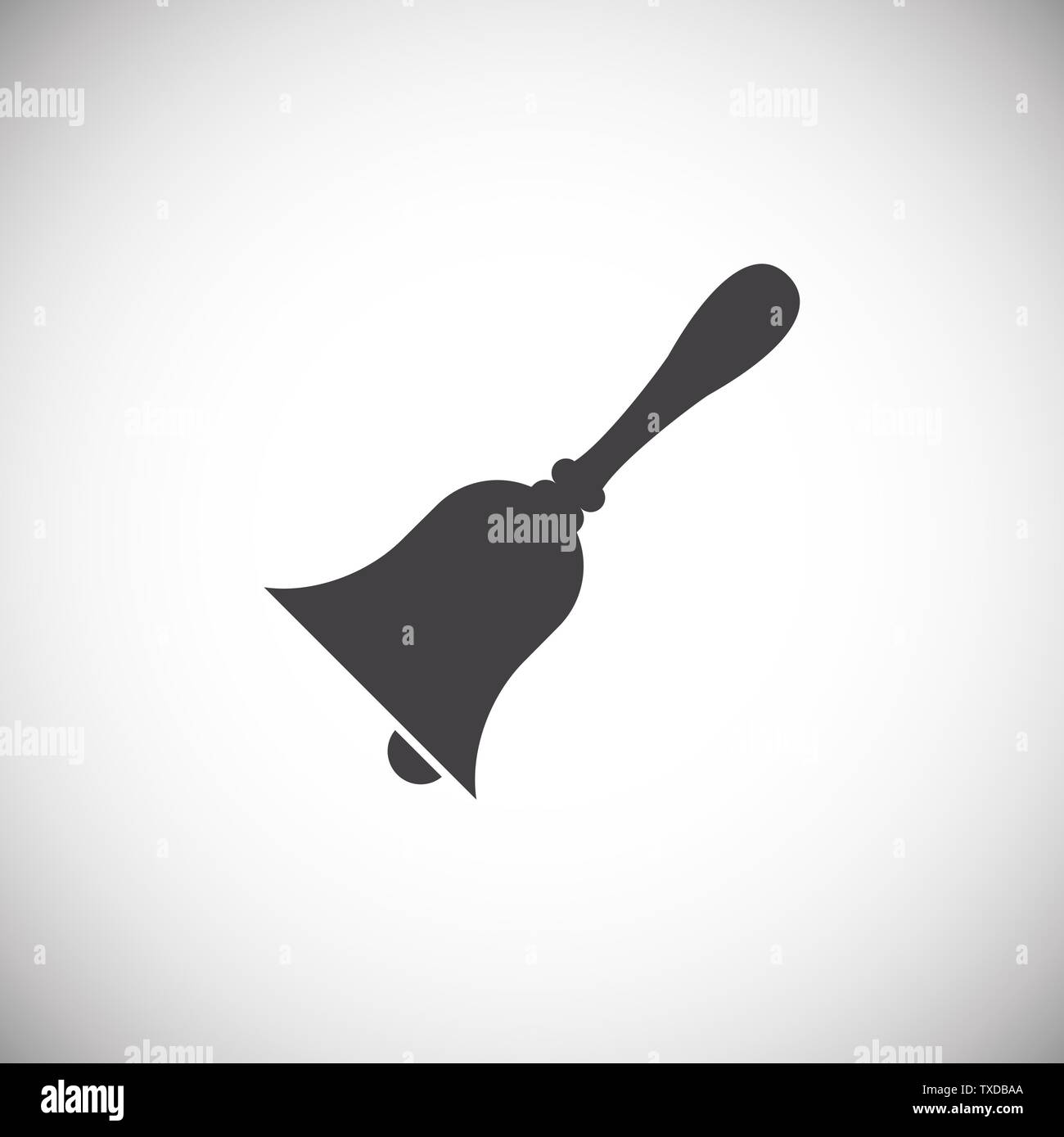 Bell icon on background for graphic and web design. Simple illustration ...