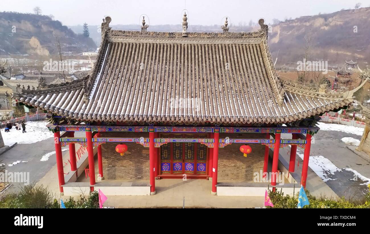 Overview of traditional Chinese buildings Stock Photo - Alamy