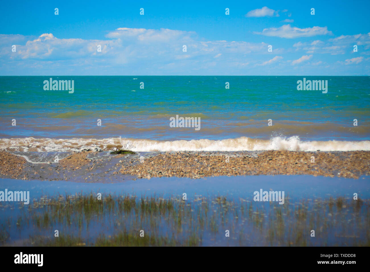 Qinghai lake qinghai lake scenery scenery around the lake hi-res stock ...