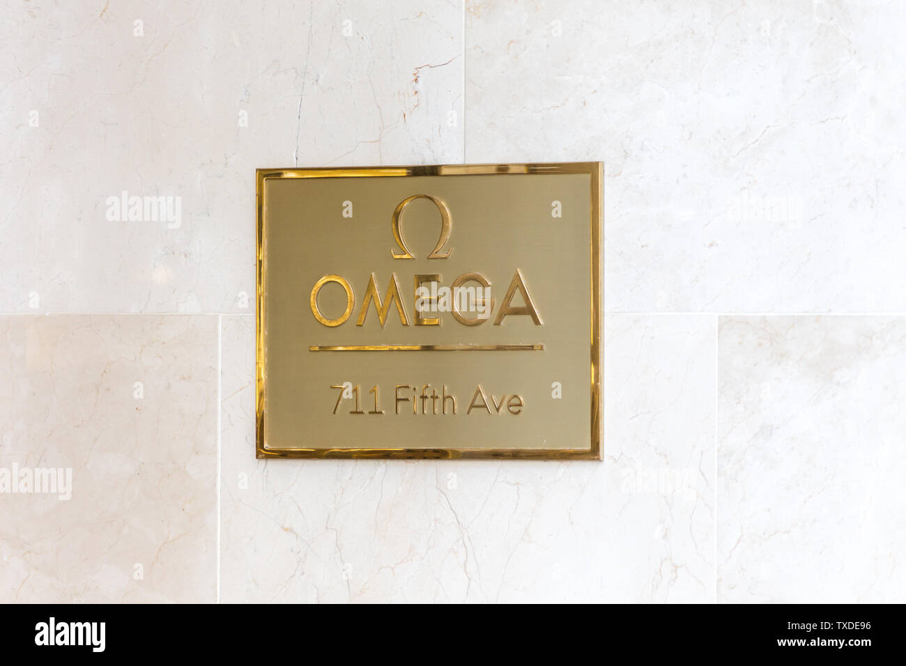 Omega watch company logo hi-res stock photography and images - Alamy