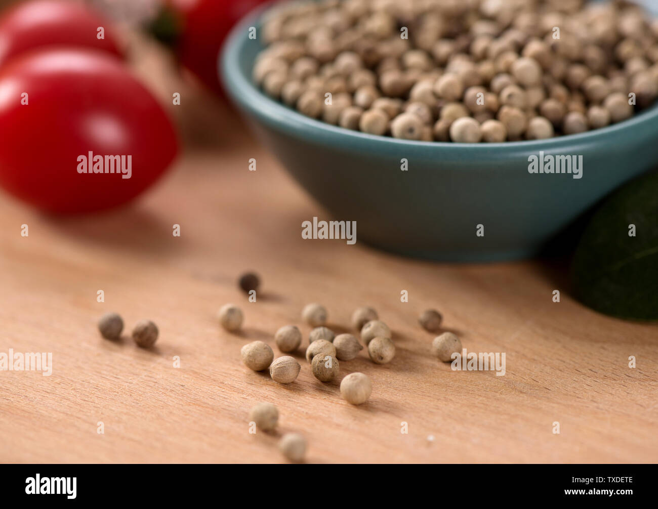 Pepper, white pepper Stock Photo - Alamy