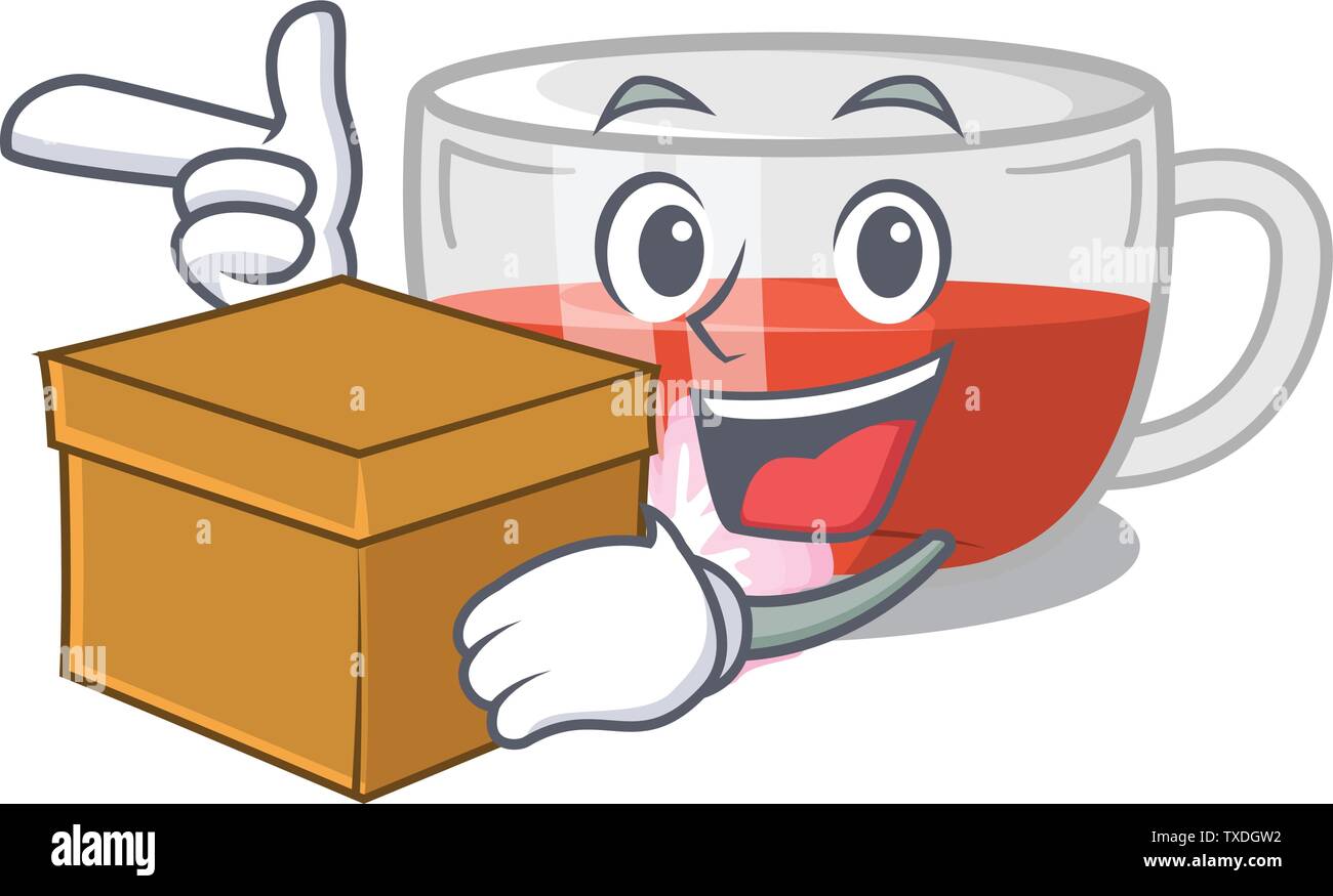 Gift box in autumn Cut Out Stock Images & Pictures - Alamy