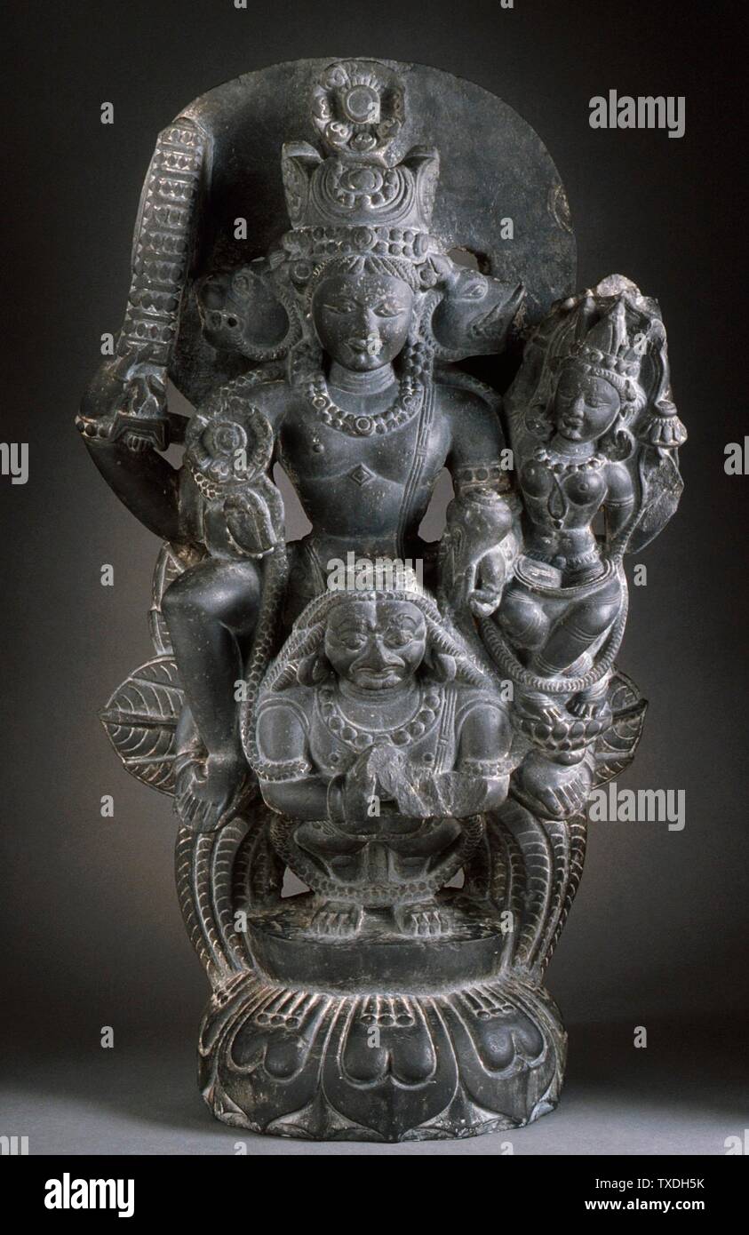 Vishnu lakshmi garuda hi-res stock photography and images - Alamy