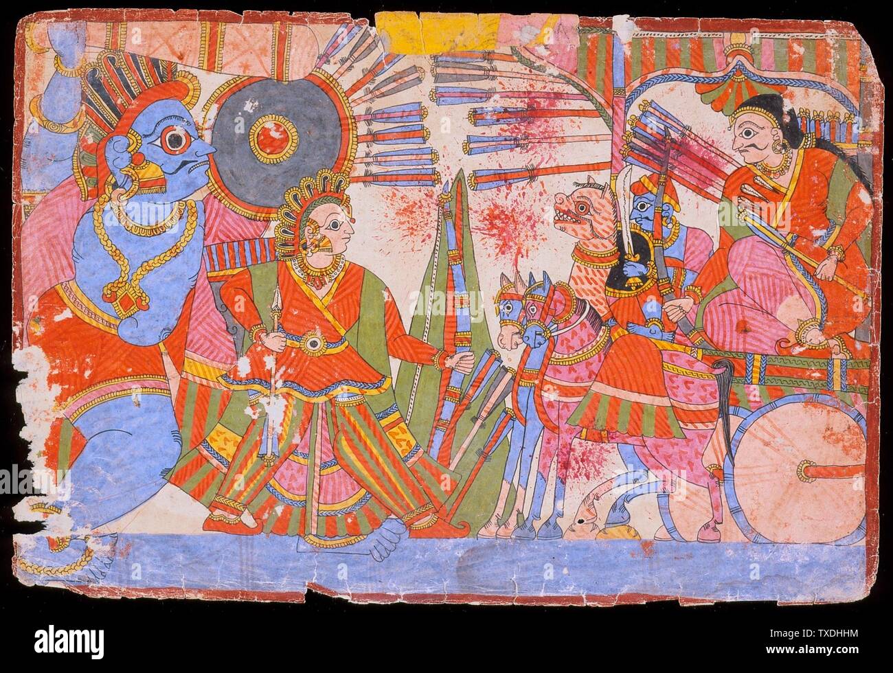 Bhima mahabharata hi-res stock photography and images - Alamy