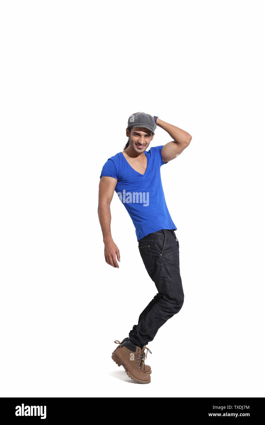 Portrait of a man posing Stock Photo - Alamy