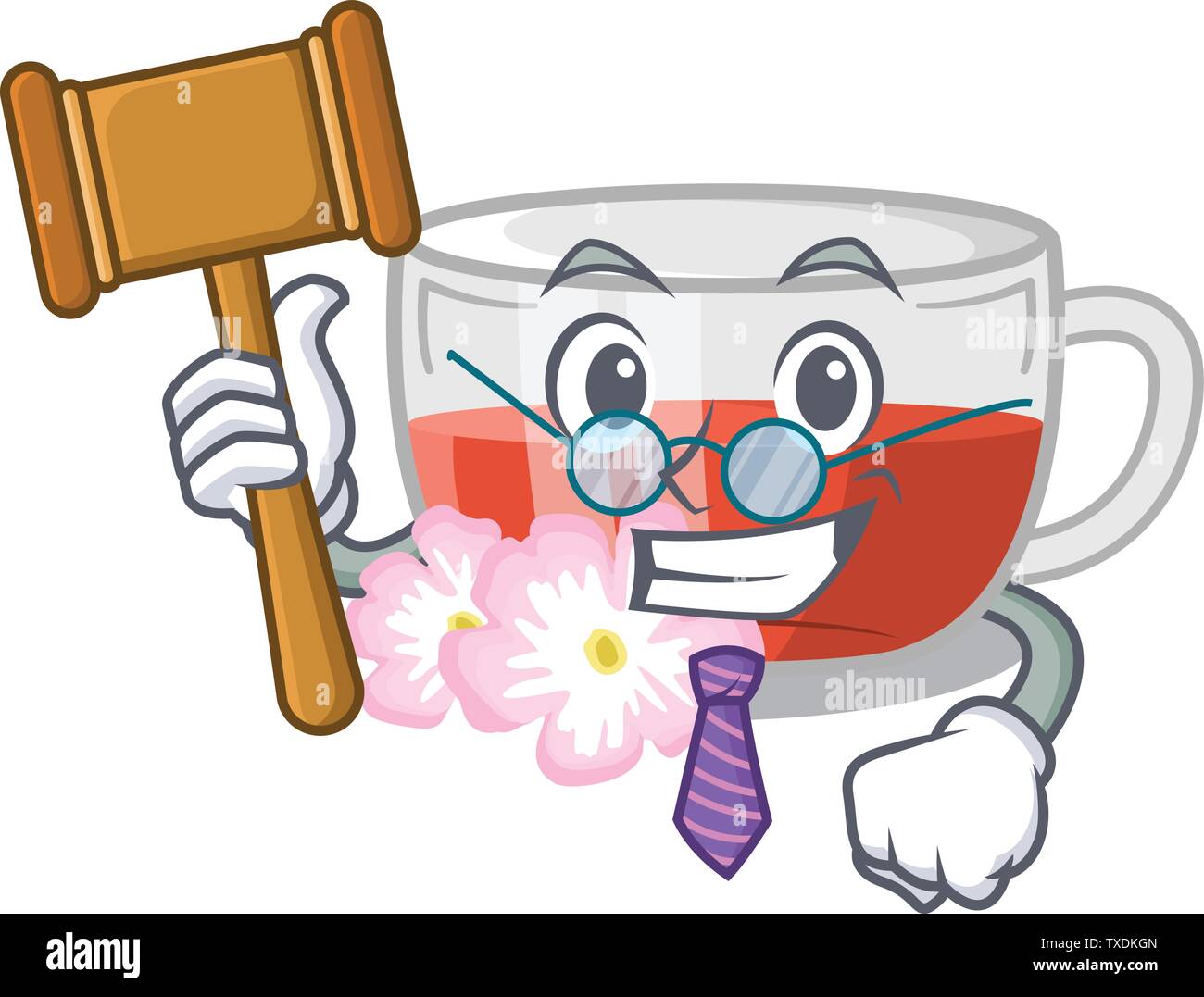Judge rosehip tea in the character shape Stock Vector Image & Art - Alamy