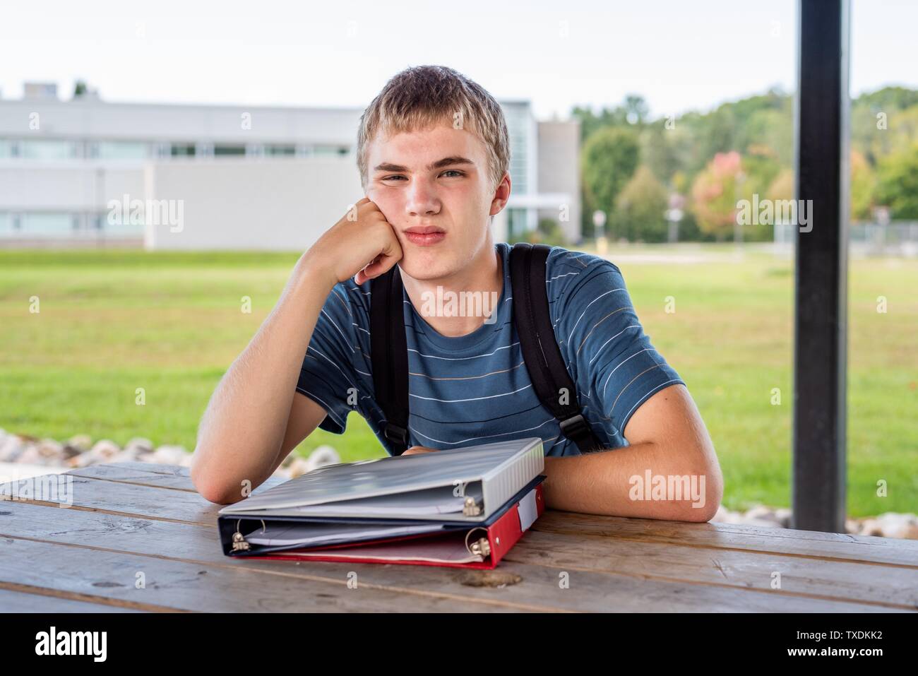 Reluctant Boy High Resolution Stock Photography and Images - Alamy