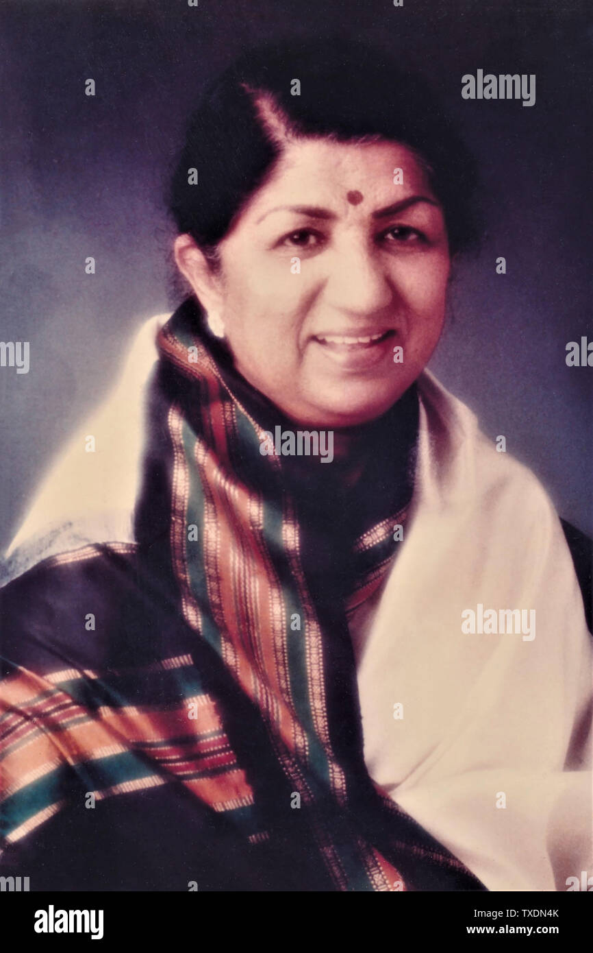 Lata mangeshkar hi-res stock photography and images - Alamy