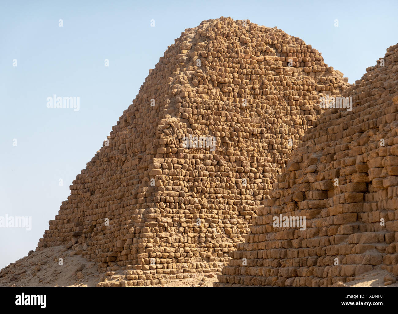 Pyramid of the Black Pharaohs of the Kush Empire in Sudan Stock Photo ...