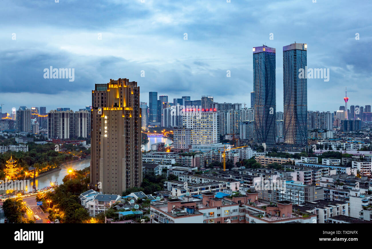 City of chengdu Stock Photo - Alamy
