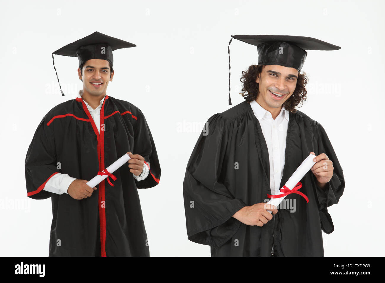 University students holding their graduation diplomas Stock Photo - Alamy