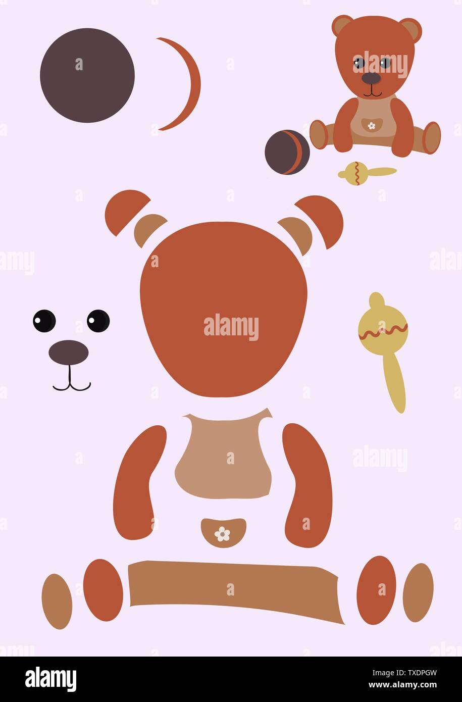 Game Children Cut Paste High Resolution Stock Photography and Images ...