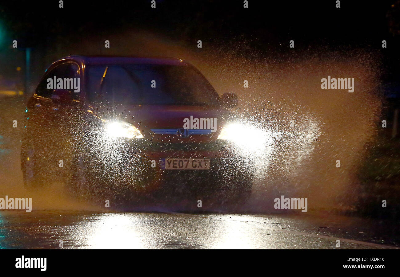 Lightning road car hi-res stock photography and images - Alamy