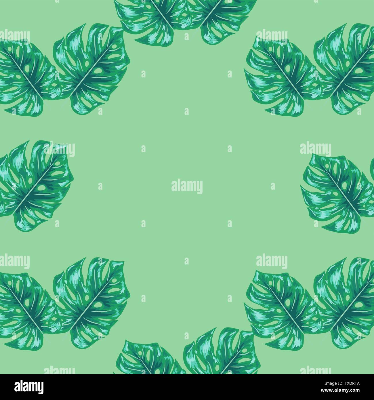 Exotic tropical background. Seamless indigo tropical pattern with ...