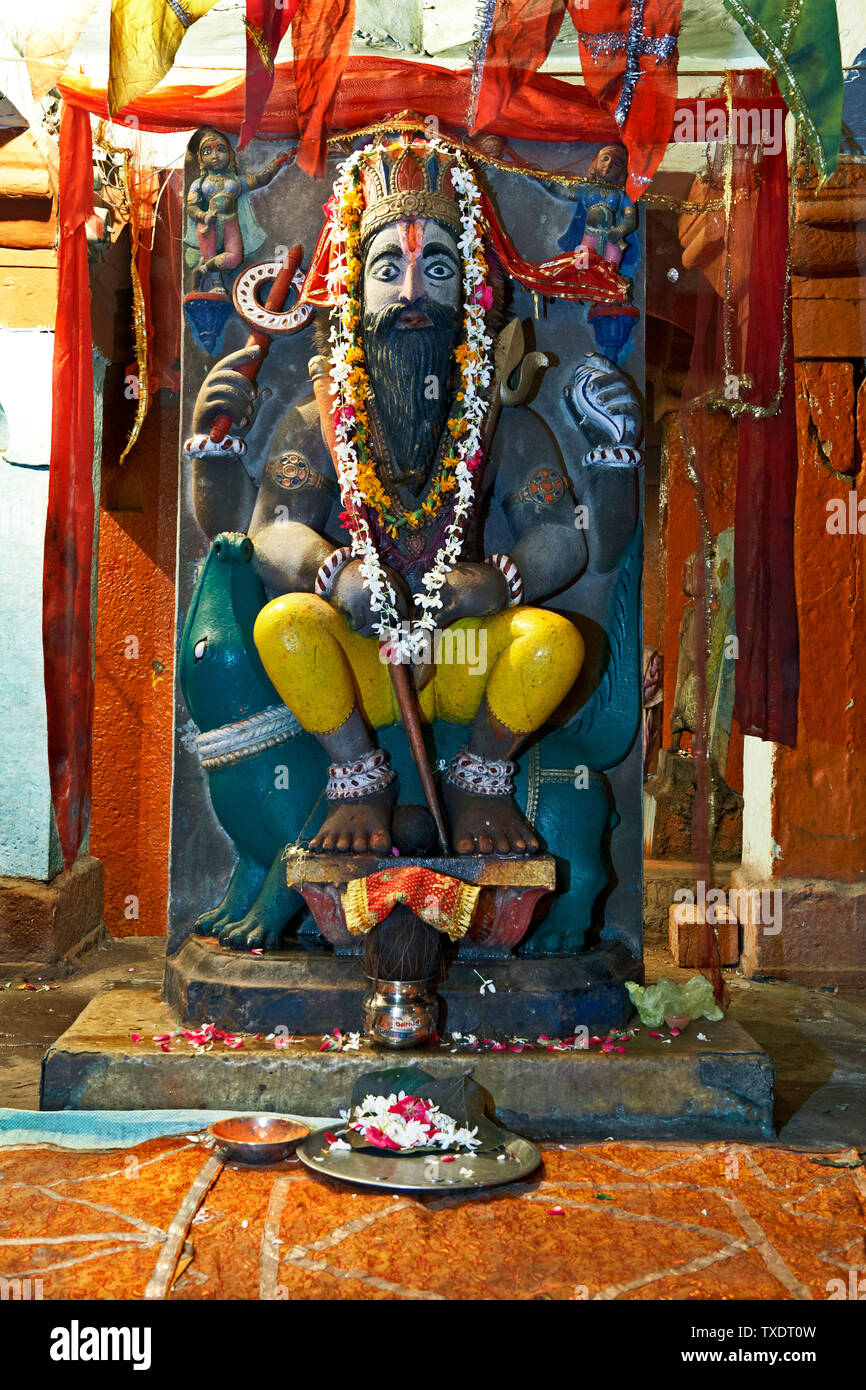 Idol in Patalpuri temple, Uttar Pradesh, India, Asia Stock Photo - Alamy