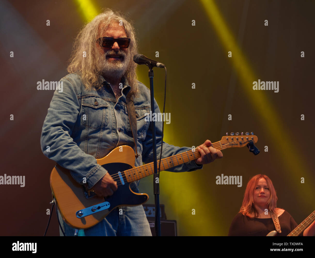 Quebec,Canada. Legendary Quebec rock singer Michel Pagliaro performs on ...