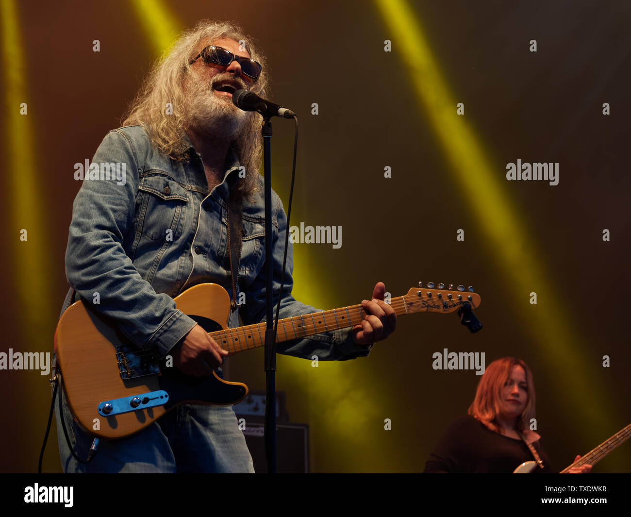 Quebec,Canada. Legendary Quebec rock singer Michel Pagliaro performs on ...
