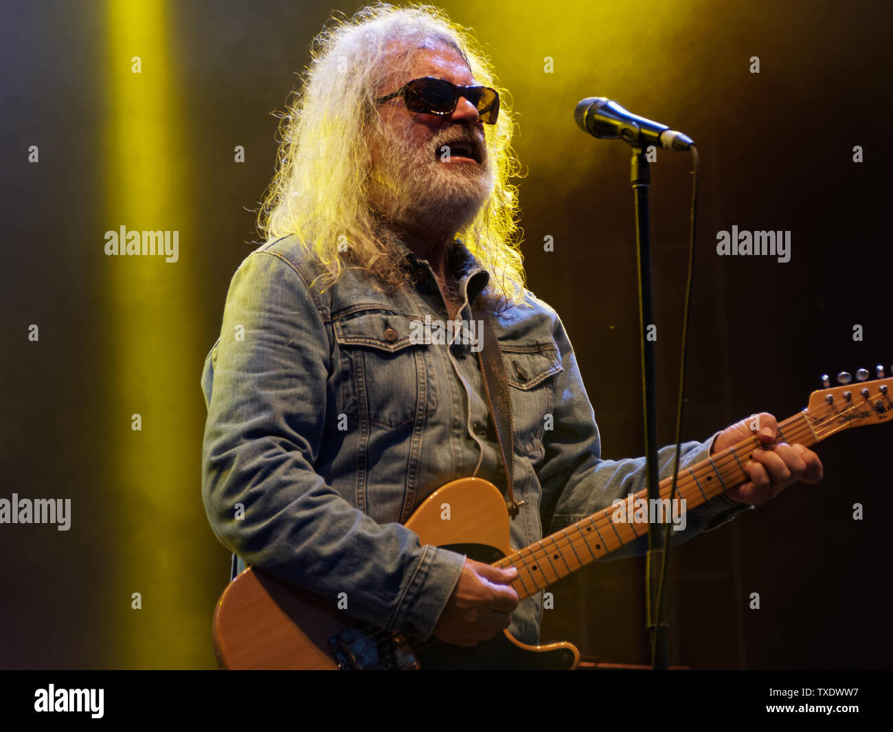 Quebec,Canada. Legendary Quebec rock singer Michel Pagliaro performs on ...
