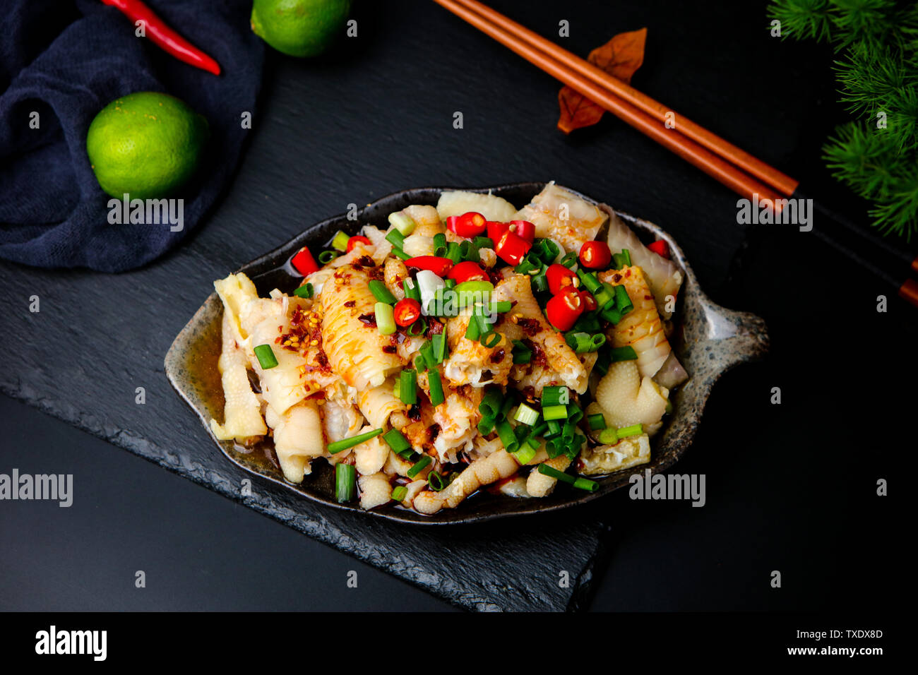 Sichuan cuisine, boneless phoenix claws Stock Photo - Alamy