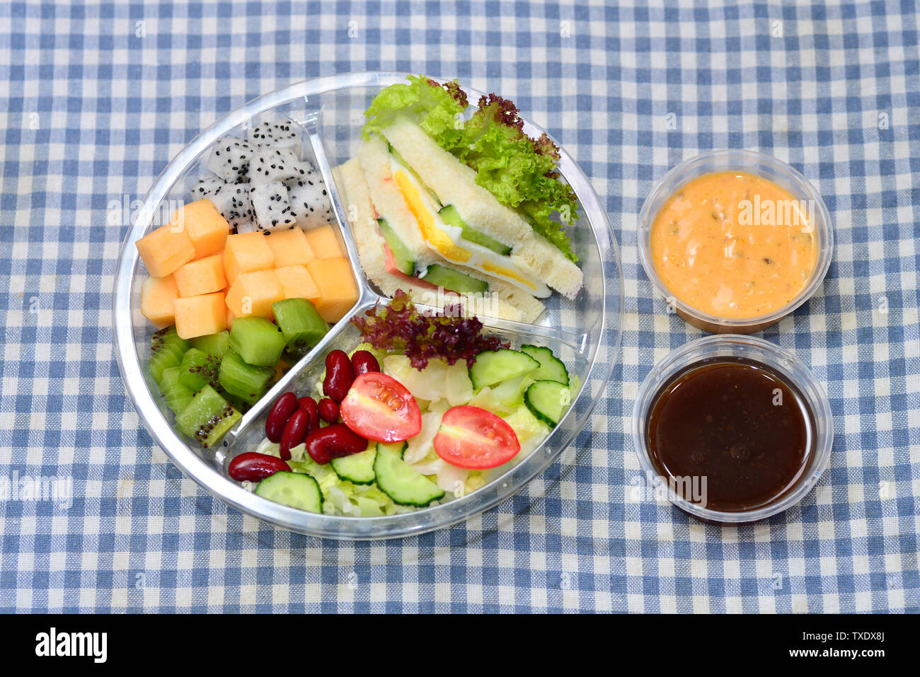 Salad, diet, light food, fast food Stock Photo - Alamy
