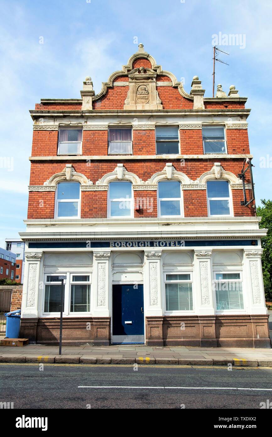 Borough Hotel building exterior, Liverpool, England, UK, United Kingdom ...