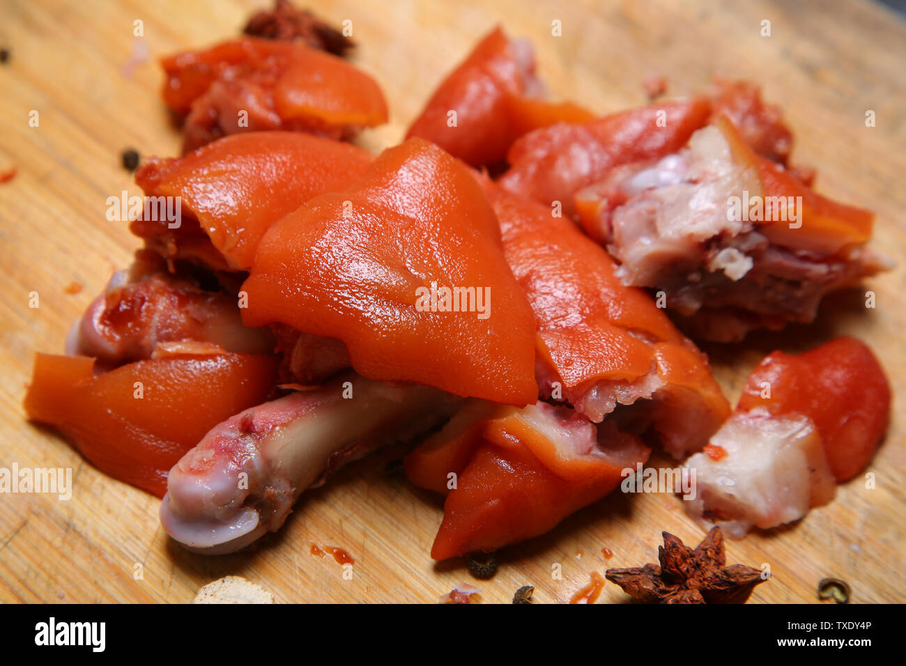 pig 's hoof Stock Photo - Alamy
