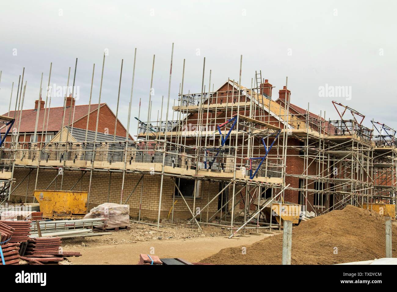 Construction house england hi-res stock photography and images - Alamy