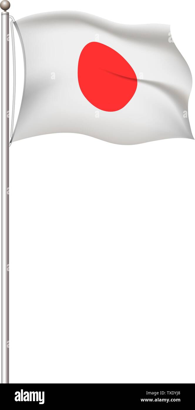 World flags. Country national flag post transparent background. Japan ...