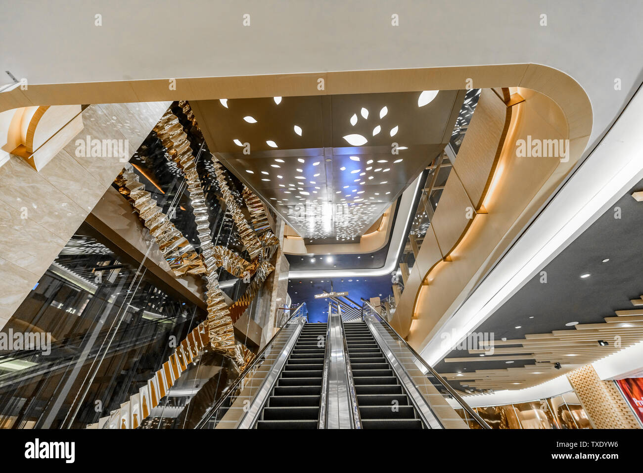 Indoor Knot Architecture Structure of Modern Picture Bookstore Stock ...