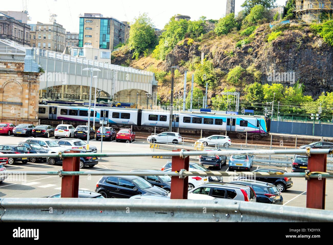 Edinburgh railway station, Scotland, UK, United Kingdom Stock Photo - Alamy