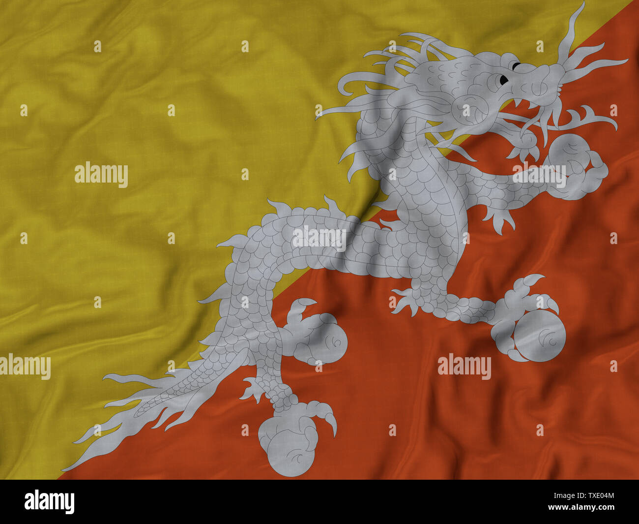 Flag of bhutan hi-res stock photography and images - Alamy