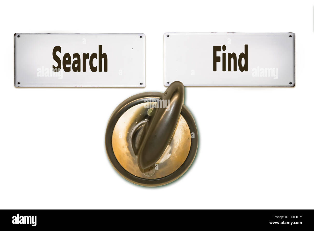 Finding your way sign Cut Out Stock Images & Pictures - Alamy