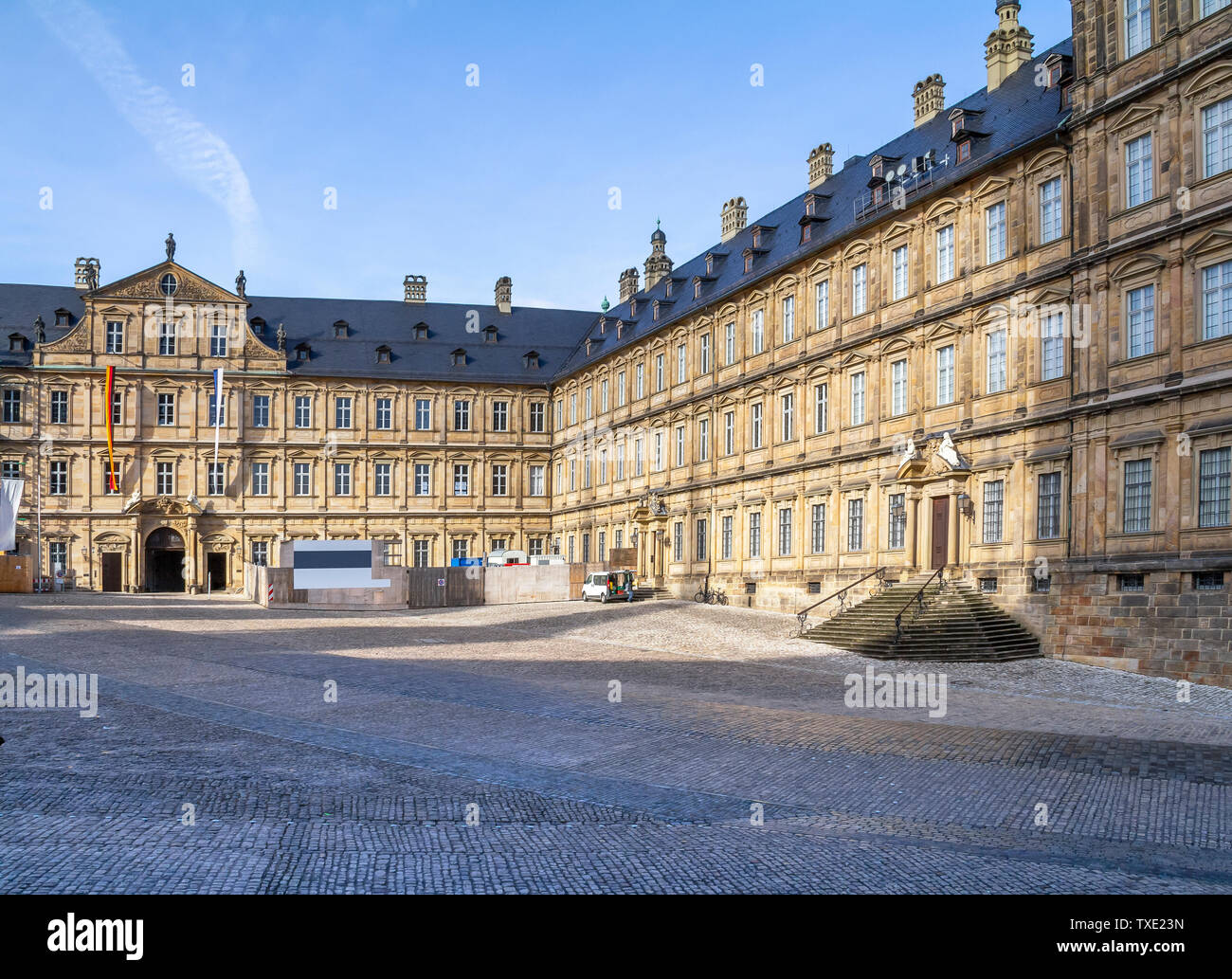 old town scenery including the New Residence around the Domplatz in ...
