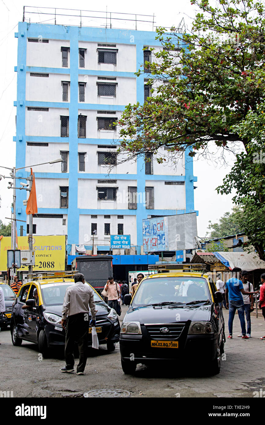 Grant Road Railway Station entrance, Mumbai, Maharashtra, India, Asia ...