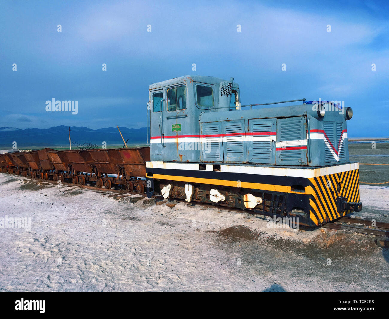 Miners train hi-res stock photography and images - Alamy