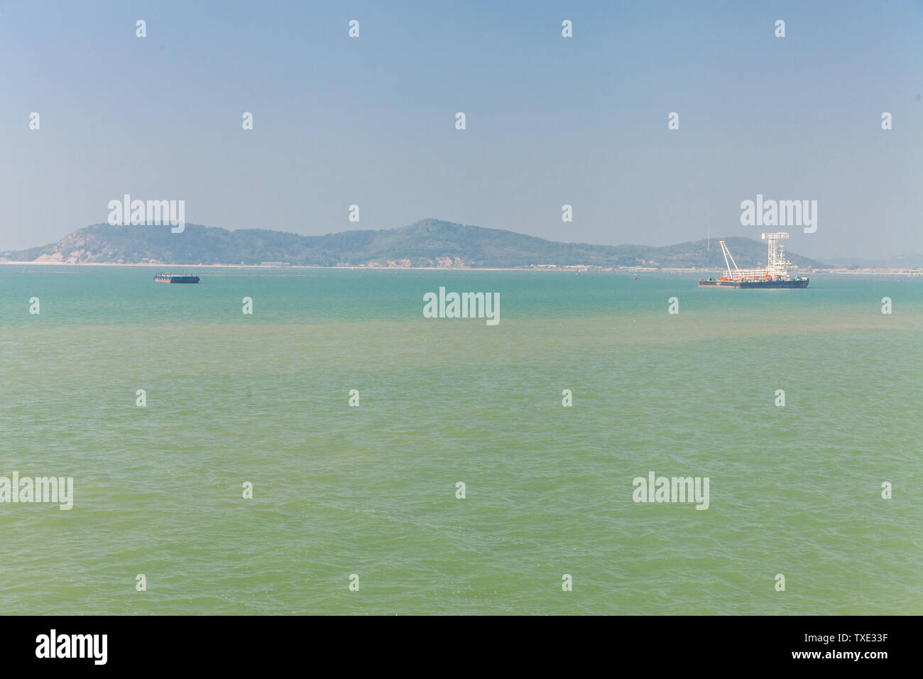 Bohai Sea Scenery of Penglai Changshan Islands, Yantai, Shandong ...