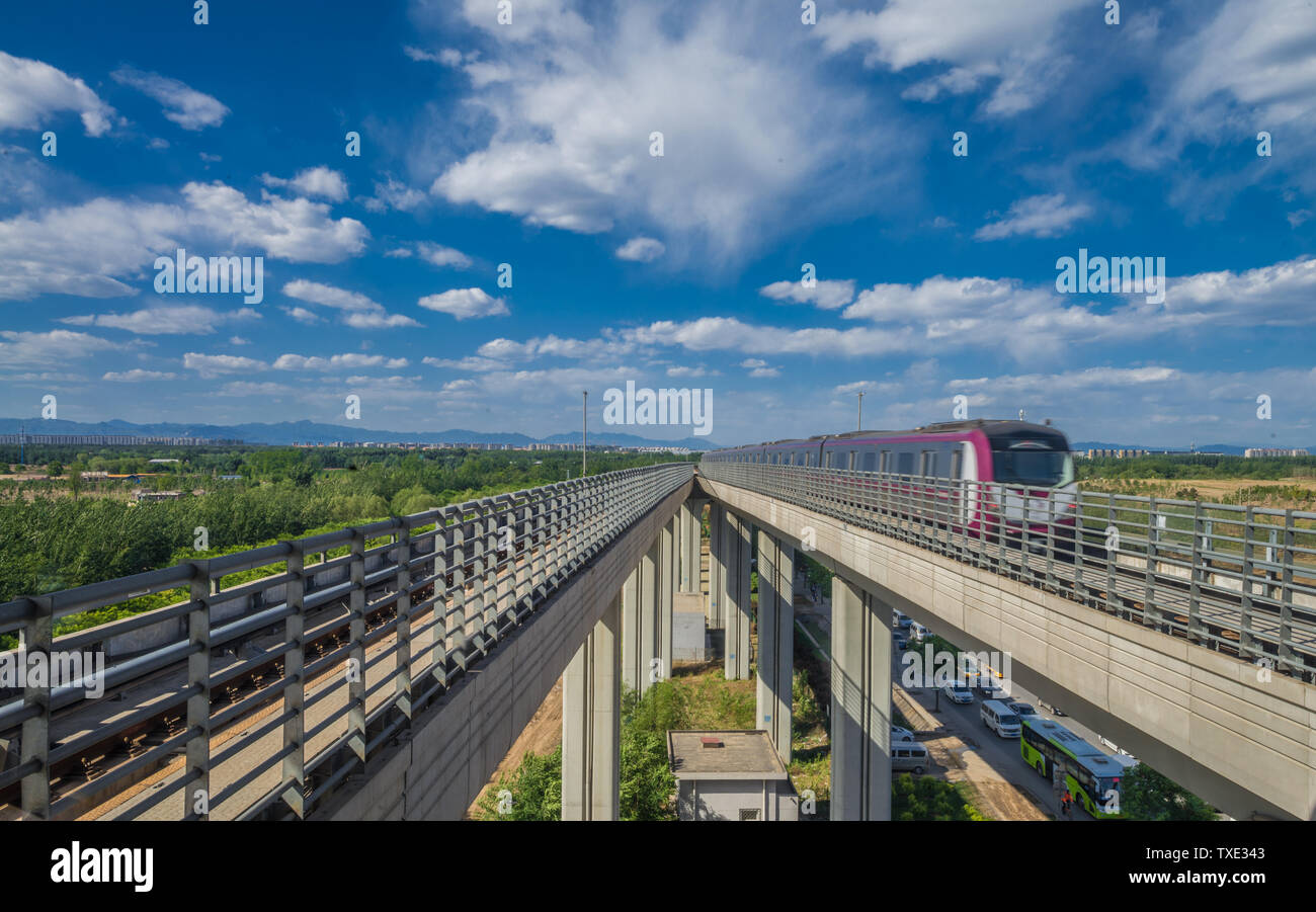 Beijing Metro Line 15 Stock Photo - Alamy